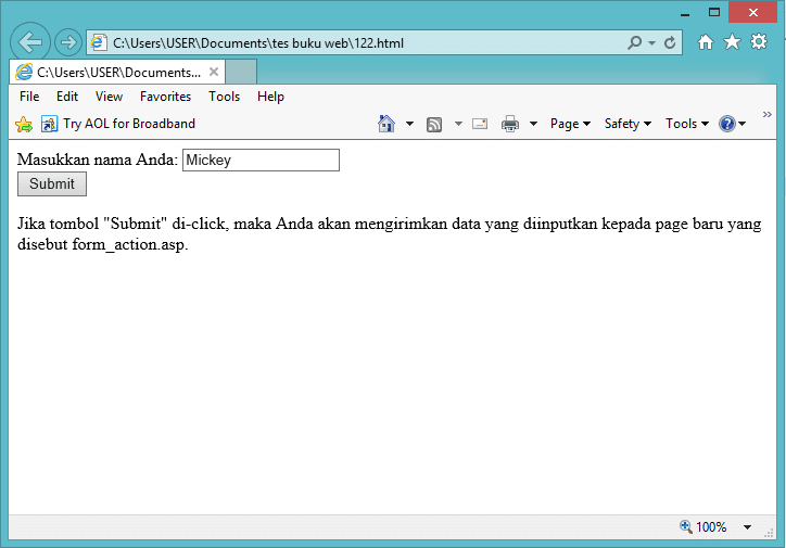 Fungsi Dan Tutorial Membut Form Input di HTML Terlengkap