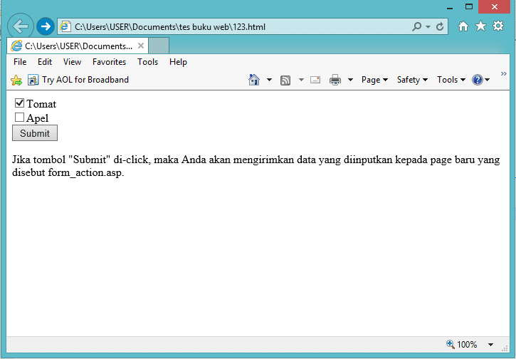 Fungsi Dan Tutorial Membut Form Input di HTML Terlengkap