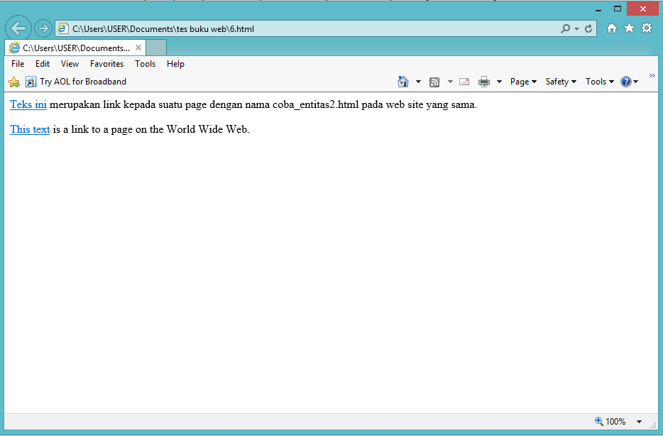Tutorial / Cara Membuat Berbagai Macam Link HTML Lengkap!!