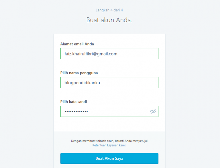 Panduan Cara Membuat Blog / Website di WordPress dan Blogger