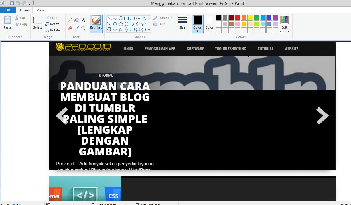 Cara Paling Simpel Mengambil Screenshot Layar di Windows 7, 8 dan 8.1