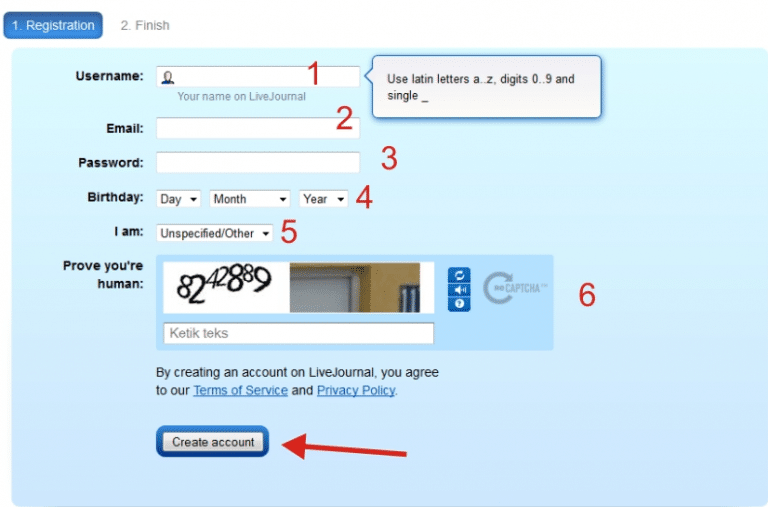 Tutorial Cara Mudah Membuat/Daftar Blog Gratis di Livejournal