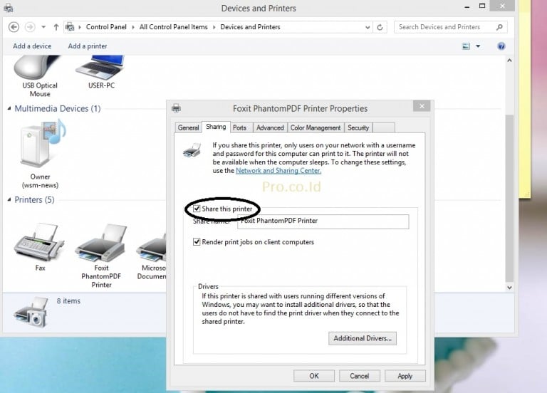Cara Sharing Printer Menggunakan Jaringan LAN