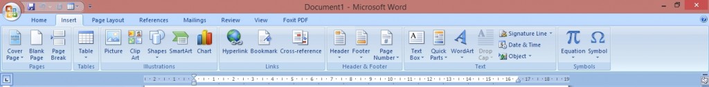 Mengenal Fungsi Bagian-Bagian Menu Pada Microsoft Word 2007