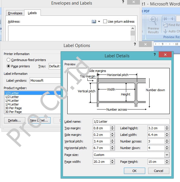 Cara Mudah Membuat Label Undangan Menggunakan Microsoft Word