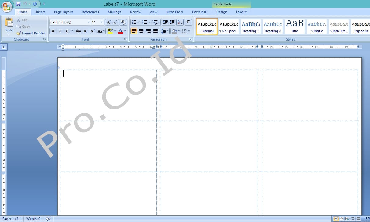 Cara Mudah Membuat Label Undangan Menggunakan Microsoft Word