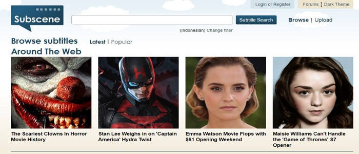 11 Situs Website Tempat Download Subtitle Film Terbaik Bahasa Indonesia