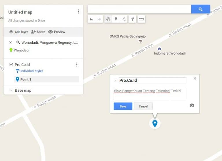 Cara Membuat Peta di Google Maps dan Menentukan Lokasi Sendiri