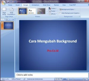 Cara Membuat Background Pada Power Point Sesuai Keinginan