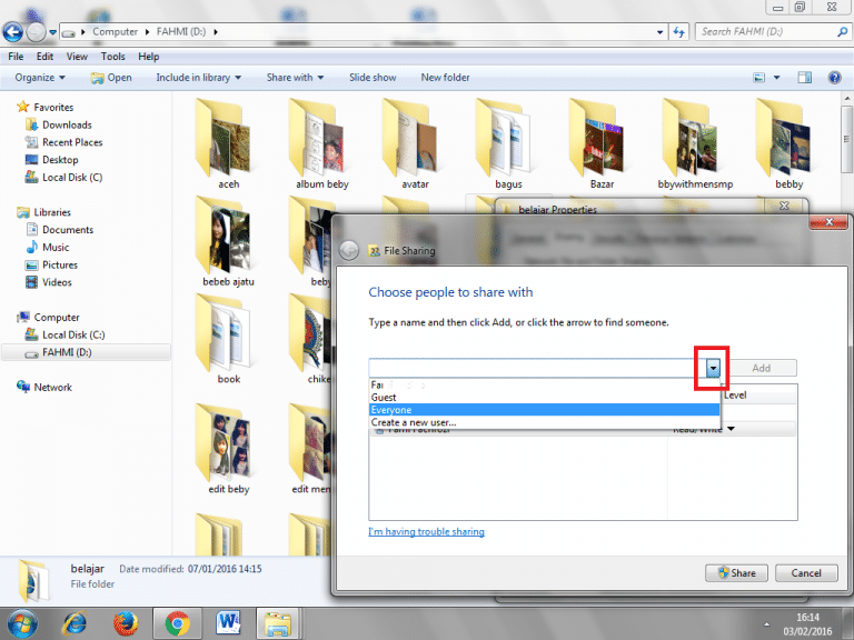 Cara Mudah Sharing Data, File/Folder, dan Printer Pada Windows dan ...