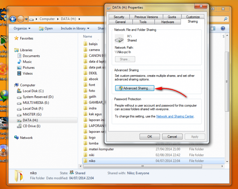 Cara Mudah Sharing Data, File/Folder, dan Printer Pada Windows dan ...