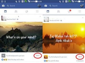 Cara Mudah Membuat Status dengan Background Gambar di Facebook