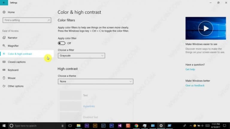 2 Cara Mengaktifkan Color Filter di Windows 10, Sangat Mudah!