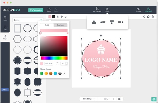 Cara Mudah Membuat Logo di DesignEvo Bagi Pemula Secara Gratis dan Berbayar