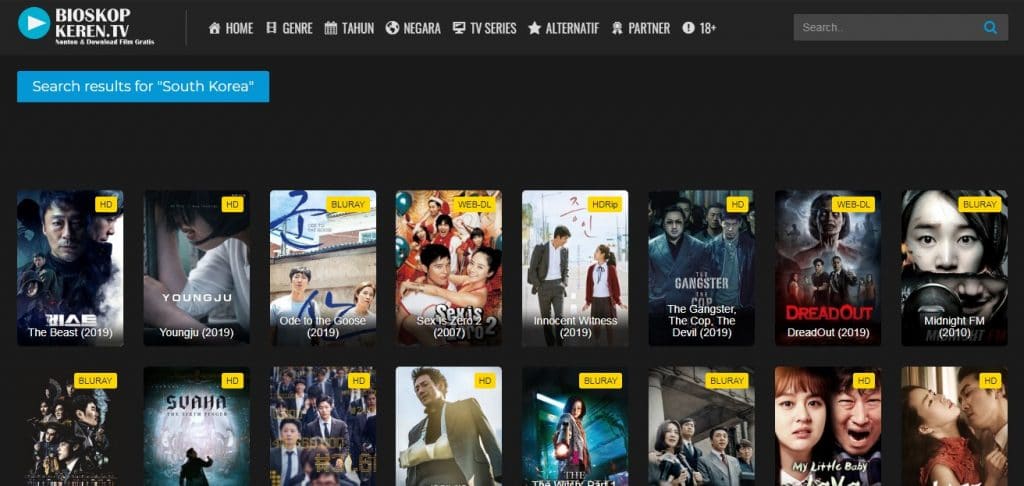 17 Situs Nonton Drama Korea online Gratis Subtitle Indonesia Terbaru 2019