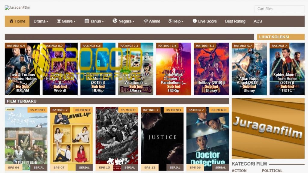 Situs Nonton Film Online (Streaming) Gratis Subtitle Indonesia Terbaik