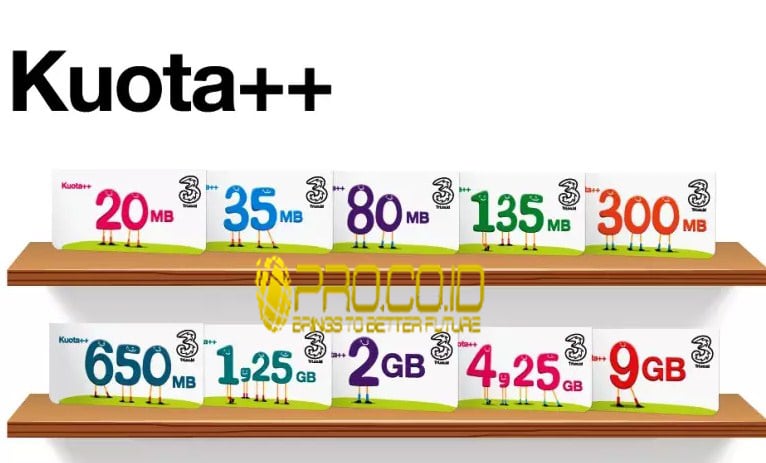 Cara Daftar dan Harga Paket Internet Tri (3) Unlimitied Kuota++ Murah ...
