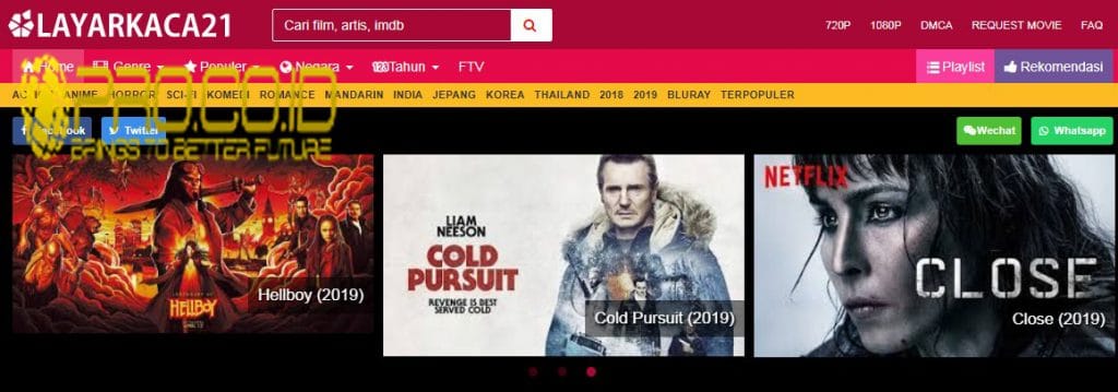 Situs Nonton Film Online (Streaming) Gratis Subtitle Indonesia Terbaik