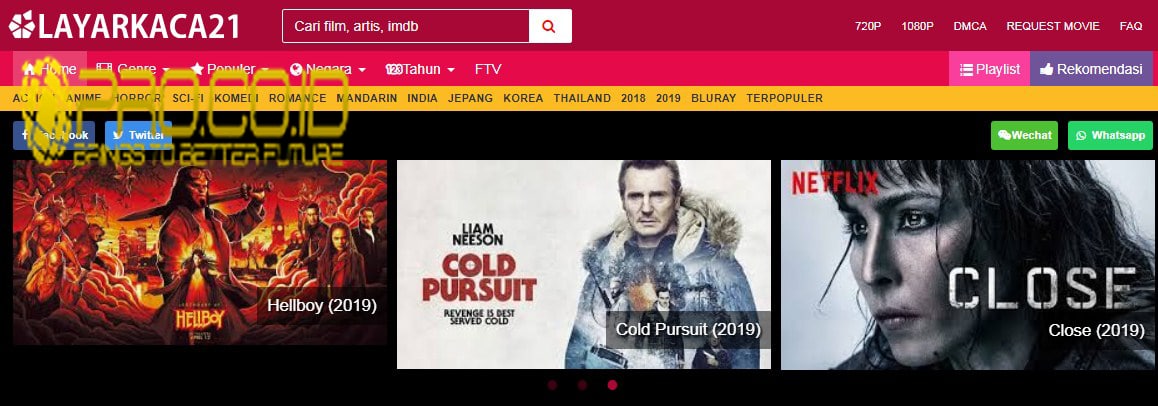Situs Nonton Film Online (Streaming) Gratis Subtitle Indonesia Terbaik